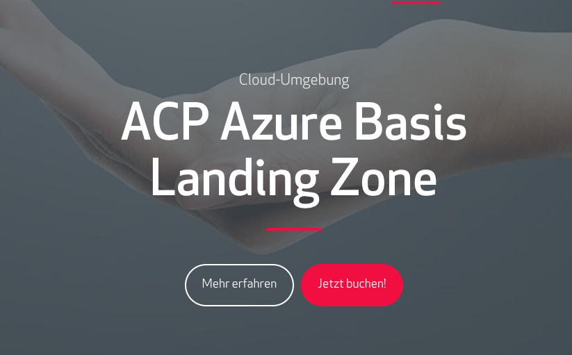 ACP Azure Basis Landing Zone